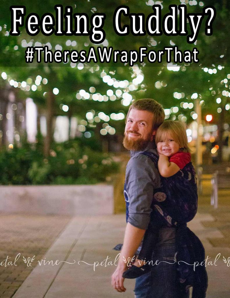 Toddler Wrap Cuddling Dad - Wrap Your Baby