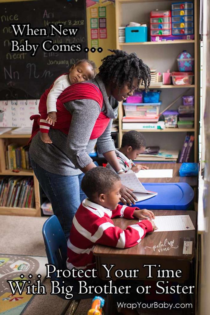 Avoid New Baby Jealousy - 5 Tips for a New Sibling - Wrap Your Baby