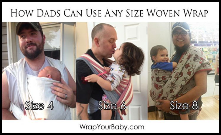 Wrap Sizes for Babywearing Dads - Wrap Your Baby