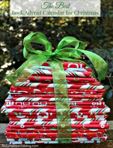 How to do an Easy, Free Advent Calendar of Books - Wrap Your Baby