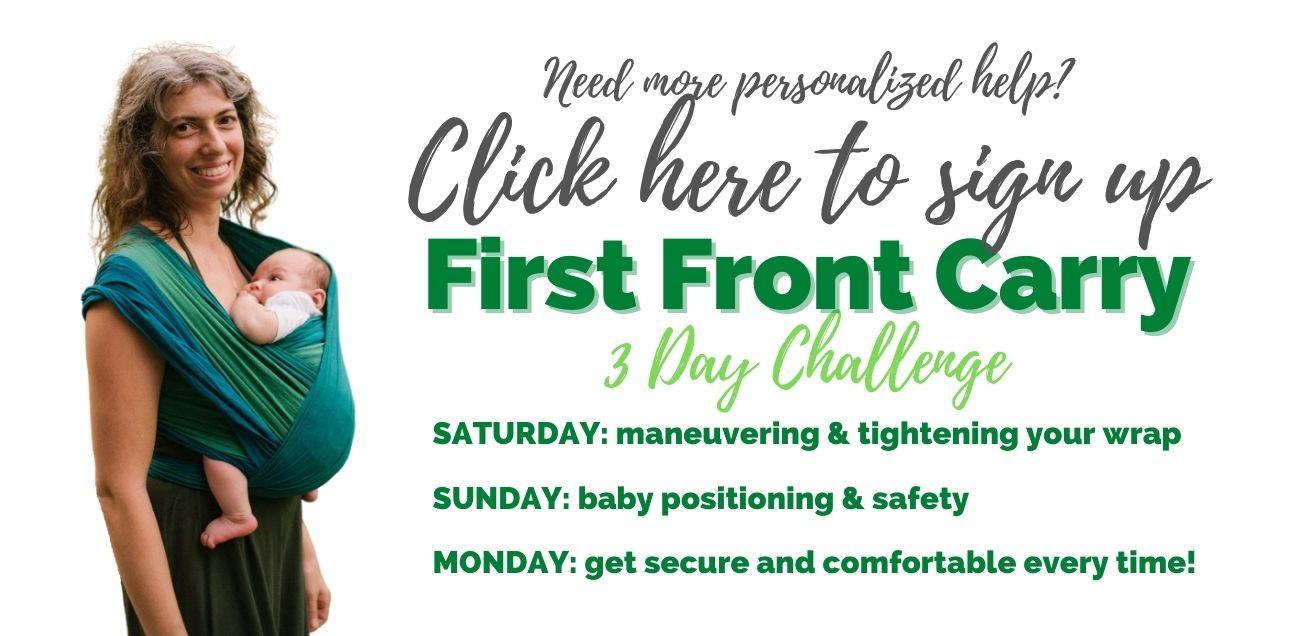 First Front Carry Banner - Wrap Your Baby
