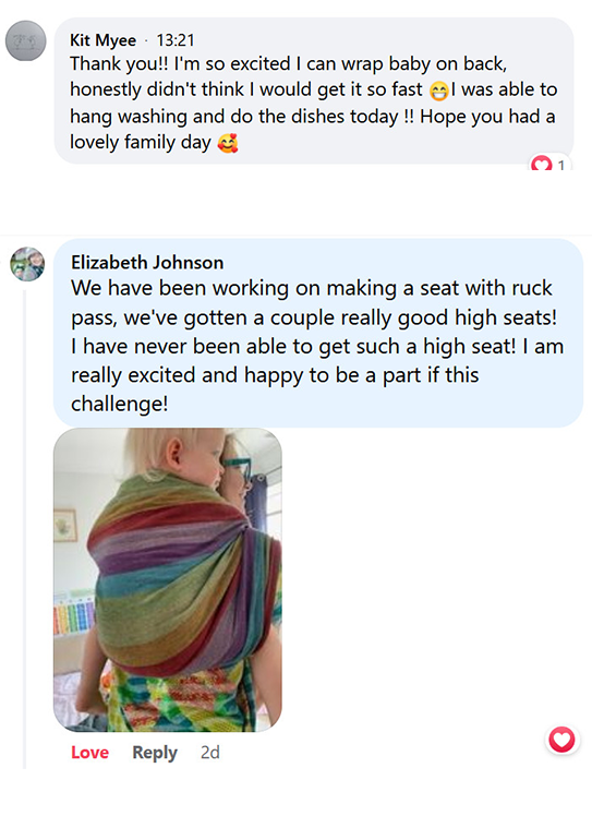 Join my Back Wrap Challenge - Wrap Your Baby